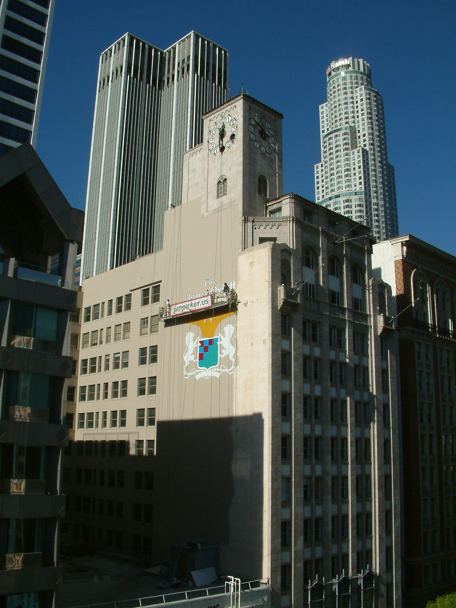 Commercial painting case study of the James Oviatt Building